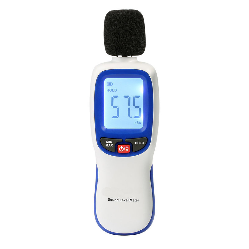 30-130dB Digital handheld  Sound Level Meter Noise Tester in decibels LCD Screen Noise meter