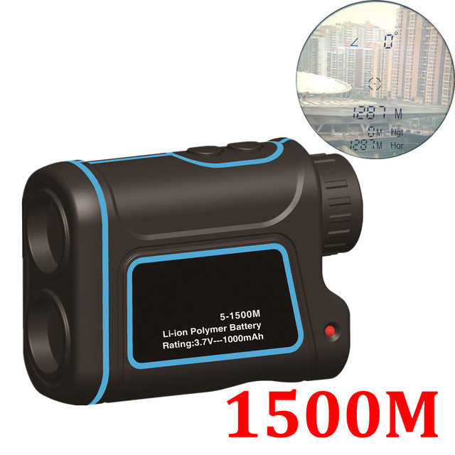 1500MOutdoor Laser Distance Meter Telescope Digital Monocular Rangefinder High-precision Range Finder Distance for Golf