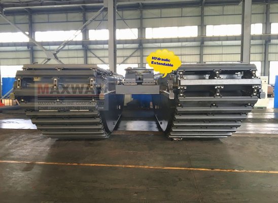 Hydraulic Extendable Amphibious Pontoon for 20--26 Ton Excavator , Model: MAX200PU-E