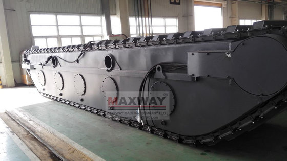 MAXWAY Amphibious Pontoon Undercarriage for 25--30 Ton Excavator , Model: MAX250PU
