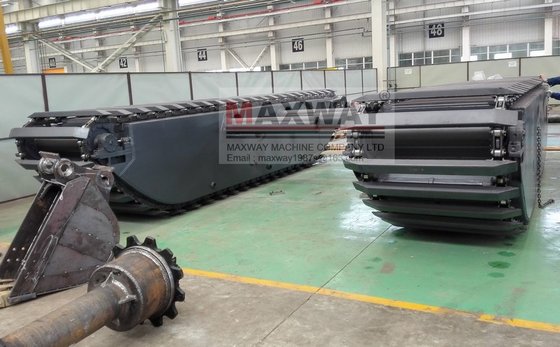 MAXWAY Amphibious Pontoon Undercarriage for 10--15 Ton Excavator , Model: MAX150PU