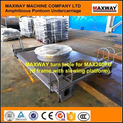 Amphibious Pontoon Undercarriage for PC200 PC210 PC220 Amphibious Excavator , Model: MAX200PU