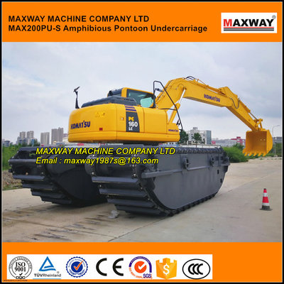 MAXWAY Amphibious Excavator Undercarriage for XCMG, Lonking, SUMITOMO , Model: MAX200PU-S