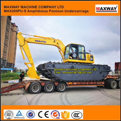 MAXWAY Amphibious Excavator Undercarriage for XCMG, Lonking, SUMITOMO , Model: MAX200PU-S