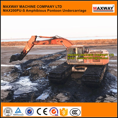 MAXWAY Amphibious Excavator Undercarriage for XCMG, Lonking, SUMITOMO , Model: MAX200PU-S