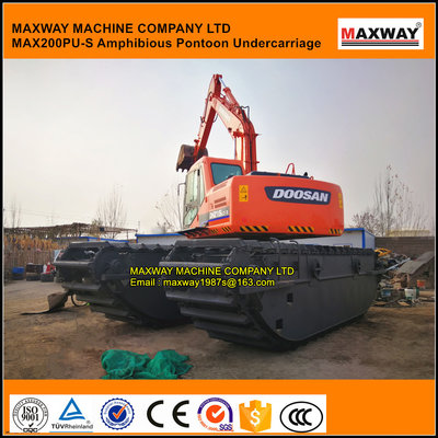 MAXWAY Amphibious Excavator Undercarriage for XCMG, Lonking, SUMITOMO , Model: MAX200PU-S