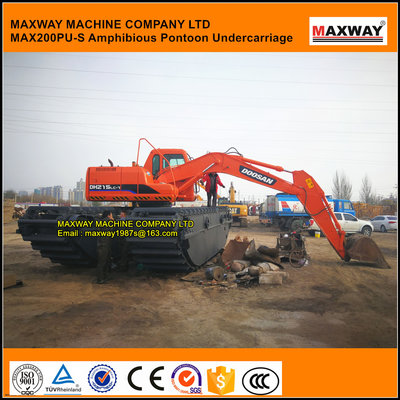 MAXWAY Amphibious Excavator Undercarriage for XCMG, Lonking, SUMITOMO , Model: MAX200PU-S