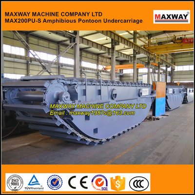 MAXWAY Amphibious Excavator Undercarriage for XCMG, Lonking, SUMITOMO , Model: MAX200PU-S