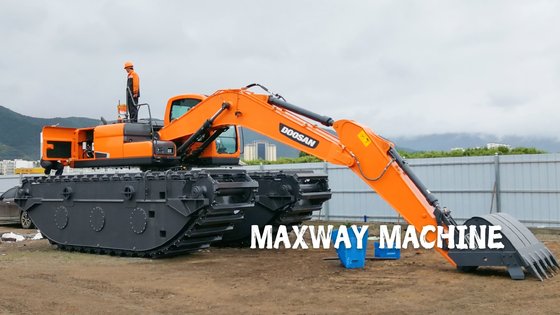 MAXWAY Amphibious Pontoon Undercarriage for DOOSAN,  Model: MAX200PU-S