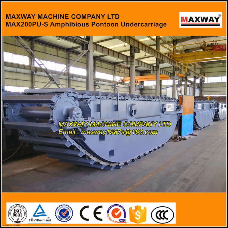 MAXWAY Amphibious Excavator Undercarriage for XCMG, Lonking, SUMITOMO , Model: MAX200PU-S