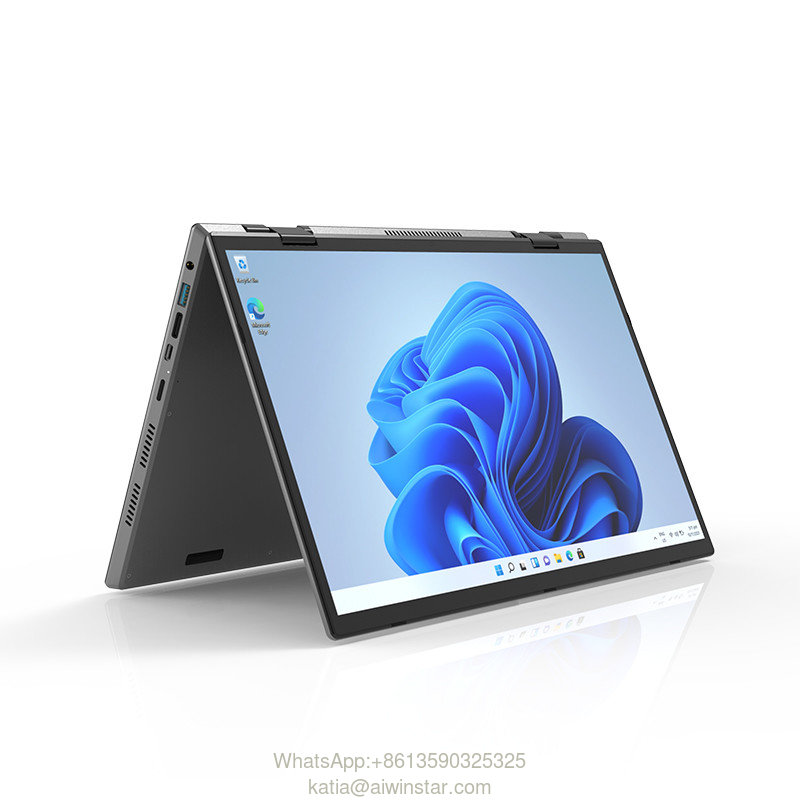 14 inch laptops YOGA Notebook Ultra Slim Mini Portable PC Quad-Core 8GB DDR4 128GB SSD Wins 11 Laptop