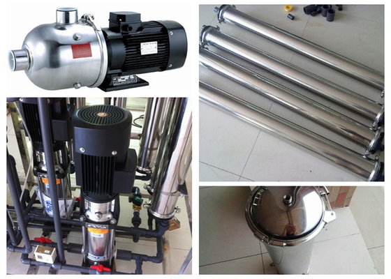 100m3/H Reverse Osmosis Industrial Water Purification Systems With Solar Panel Green Energy