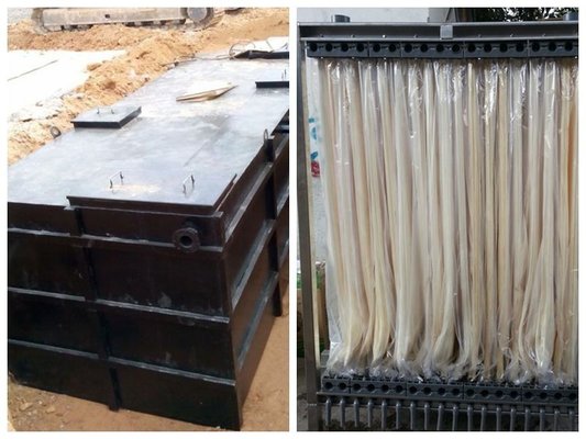 PVDF MBR Membrane Modular Car Wash Water Recycle External  Filtration