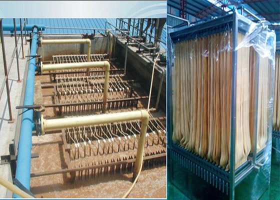 Reliable Reinforced PVDF MBR Membrane / Modules For Municipal Recycle Sewage