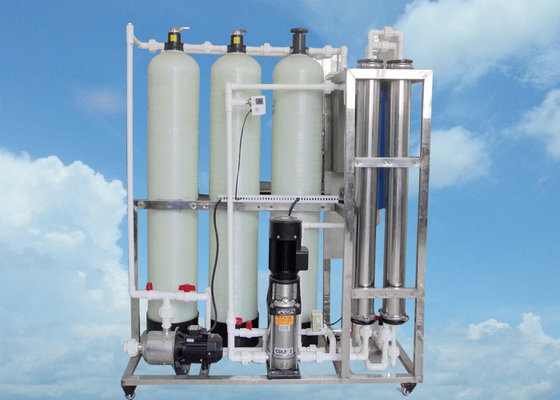 100m3/H Reverse Osmosis Industrial Water Purification Systems With Solar Panel Green Energy
