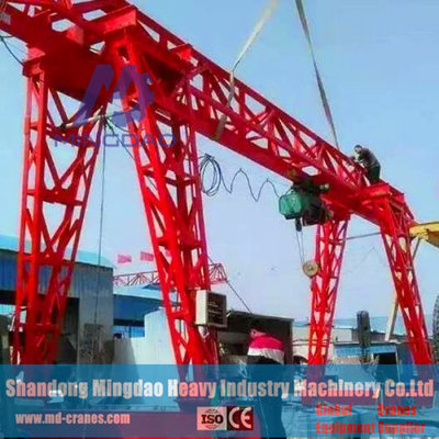China Professional CE ISO Approved And China Factory Direct Supplied MH Single Girder Gantry Crane supplier
