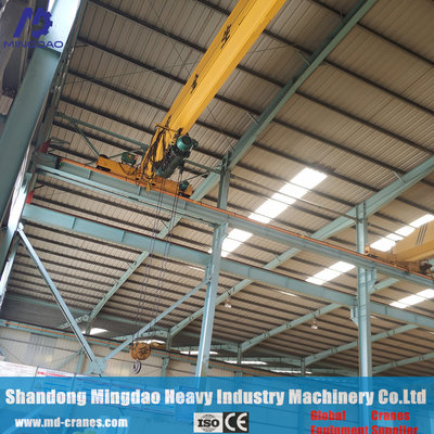 0.5ton-32ton Singel Girder Overhead Bridge Crane with Pendent Button or Remote Control Mode supplier