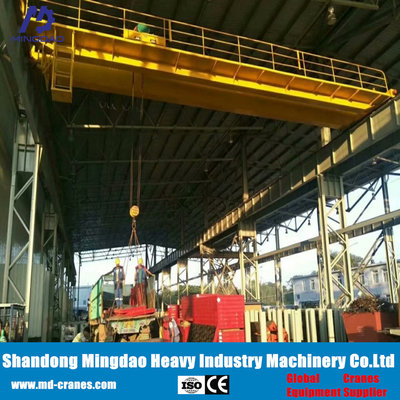 China Made Workshop Warehouse Used 10 Ton LH Double Girder Overhead Bridge Crane supplier