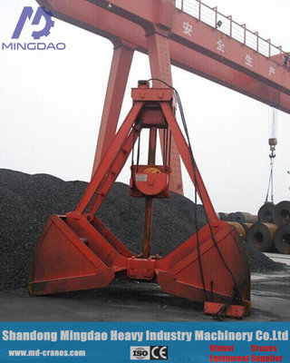 Heavy Duty 20 Ton ~ 50 Ton Hydraulic Grab Crane for Mining Camps Using supplier