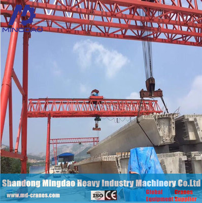 Highway and Railway Bridge Construction Gantry Crane for Precast Concrete Bridge Girder Erection supplier