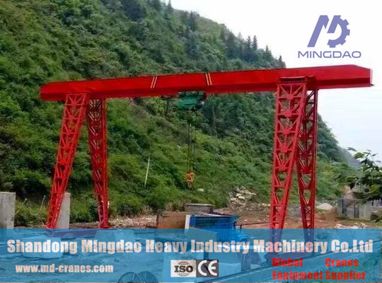 Professional CE ISO Approved And China Factory Direct Supplied MH Single Girder Gantry Crane supplier