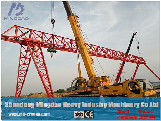 0.5Ton-32Ton China Factory Direct Supplied Professional Manufacturer Trussed Type Electric Hoist Gantry Crane supplier