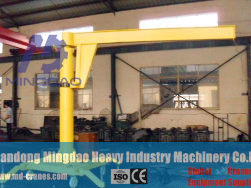 Professional CE ISO Approved And China Factory Direct Supplied Free Standing Pillar Column Jib Crane with Low Price supplier
