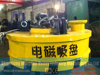 Reasonable Structure And High Weight Ratio Electromagnetic Sucker  For Overhead Bridge Using supplier