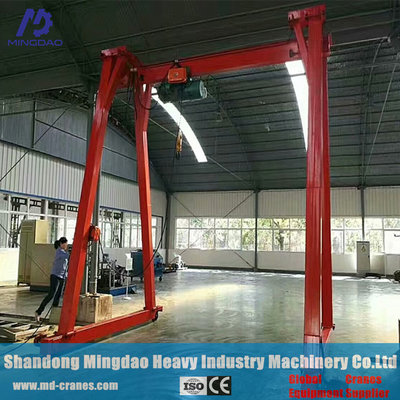 Light Duty Hand Pushing Type Mobile Portable Mini Gantry Crane supplier