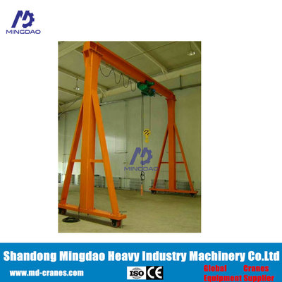 Light Duty Hand Pushing Type Mobile Portable Mini Gantry Crane supplier