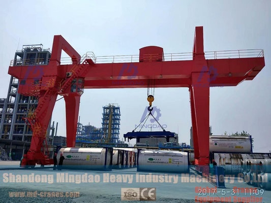 China Mingdao Brand Telescoping Gantry Crane with Cantilever Spreader supplier