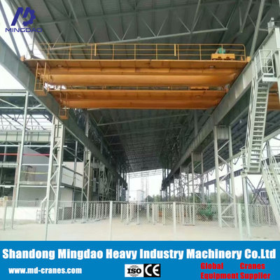 High Efficiency Top Running Bridge Crane 15Ton Double Beam Overhead Crane To Increase Your Inventory supplier