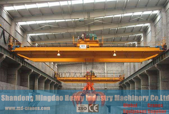 China Made  Hydraulic Overhead Bridge Grab Bucket Crane for Waste Incineration Plants Using supplier