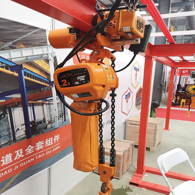 China Mingdao 500KG 1000kg Sling Type Electric Chain Hoist with Trolley supplier