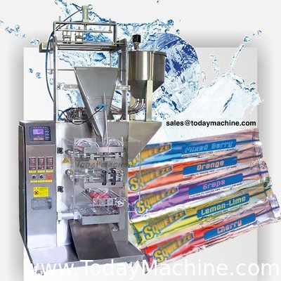 Automatic Multi Lanes Liquid Sachet Packing Machine 4 Side Seal Packaging Machine