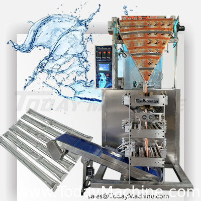 Automatic Multi Lanes Liquid Sachet Packing Machine 4 Side Seal Packaging Machine