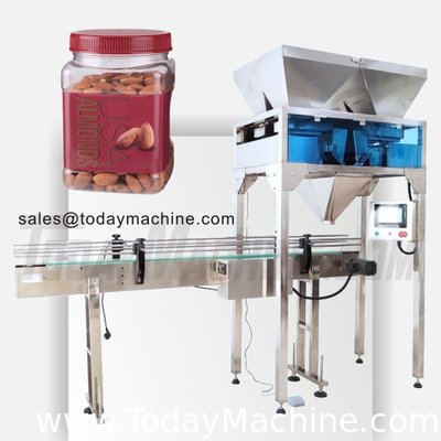 Automatic Sweet Balls Gummy Bear Vitamins Fill Jar Gummies Candy Small Bottle Filling Machine Line