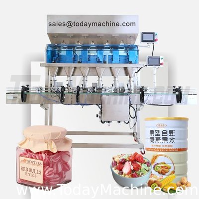 Automatic Sweet Balls Gummy Bear Vitamins Fill Jar Gummies Candy Small Bottle Filling Machine Line