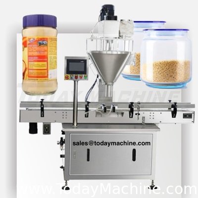 High Quality Customizable Spice Coffee Milk Powders Auger Weighing Filling Automatic Protein Powder Packaging Machine Ca