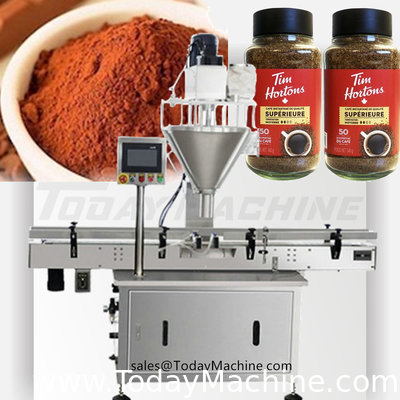 High Quality Customizable Spice Coffee Milk Powders Auger Weighing Filling Automatic Protein Powder Packaging Machine Ca