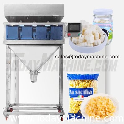 Granule Sugar Salt Rice Grain Weighing Filling Machine Linear Weigher