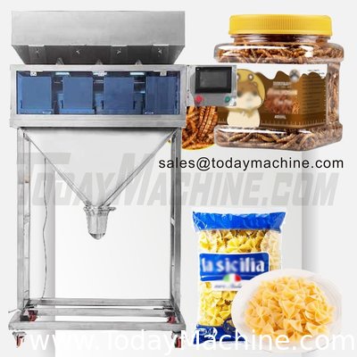 Granule Sugar Salt Rice Grain Weighing Filling Machine Linear Weigher