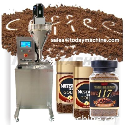 Semi Automatic Auger Filler Coffee Chili Small Protein Dry Milk Spice Powder Filling Machine