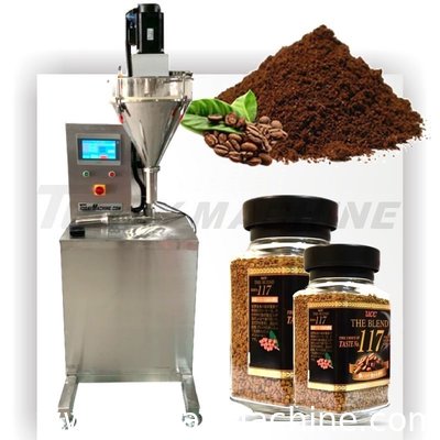 Semi Automatic Auger Filler Coffee Chili Small Protein Dry Milk Spice Powder Filling Machine