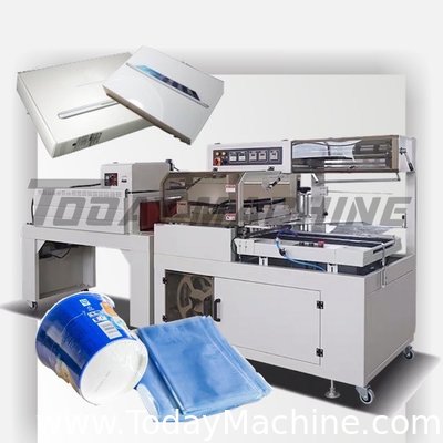 Automatic POF PVC Film L Bar Sealer Heat Sealing Shrink Cutting Wrapping Packing Machine