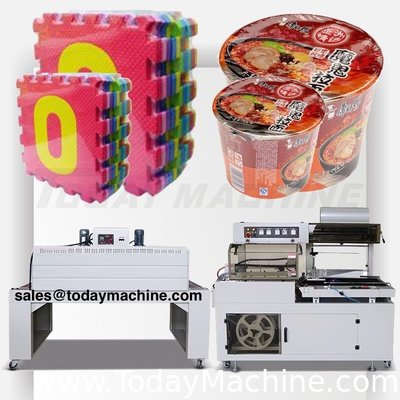 Automatic POF PVC Film L Bar Sealer Heat Sealing Shrink Cutting Wrapping Packing Machine