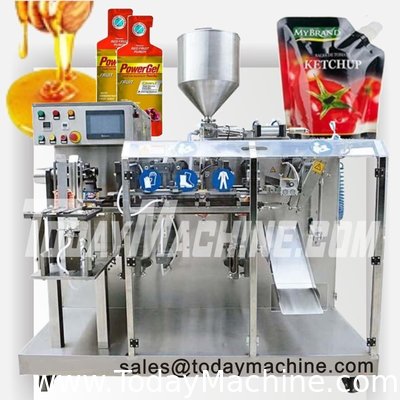 Automatic Snack Food Potato Chips Dry Fruit Powder Liquid Pre-Made Zipper Pouch Packing Machine