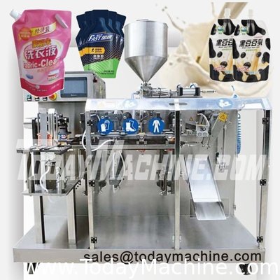 Automatic Snack Food Potato Chips Dry Fruit Powder Liquid Pre-Made Zipper Pouch Packing Machine