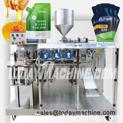Automatic Snack Food Potato Chips Dry Fruit Powder Liquid Pre-Made Zipper Pouch Packing Machine