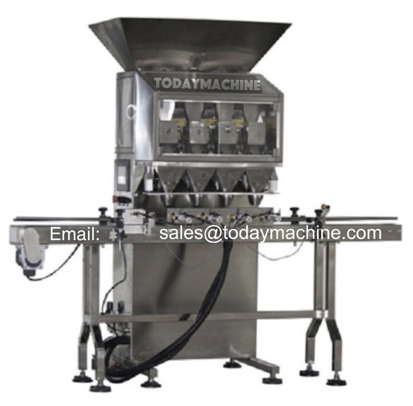 Linear Weigher  Model: DCS-1H/2H/4H  Powder, Sugar, Salt, Rice, Chemical/Medicine, Seeds, Granule, Corn kernels, Bean, C